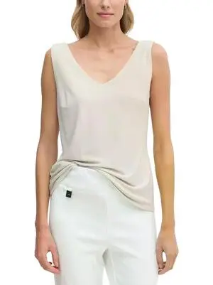 Joseph Ribkoff V-neck Tank Top - Neutrals