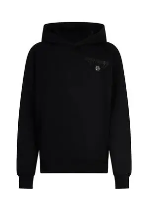 Philipp Plein Long-sleeved Hoodie - Black