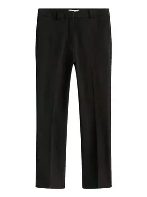 Tommy Hilfiger Side-pockets Straight Trousers - Black