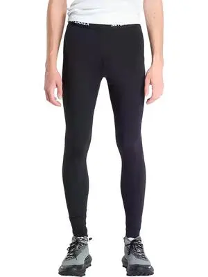 Adidas Logo-waistband Base Layer Leggings - Black
