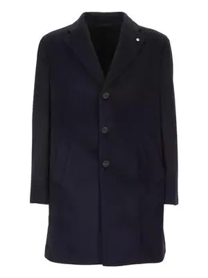 L.B.M. 1911 Button Coat - Blue