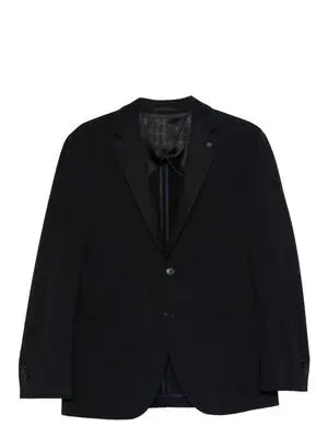Karl Lagerfeld Single-breasted Blazer - Blue