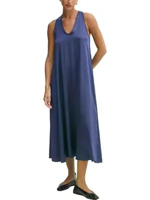 FRACOMINA V-Neck Dress Blue