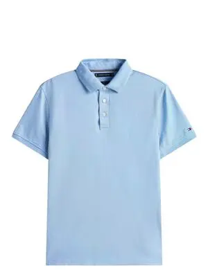 Tommy Hilfiger Buttoned Polo Shirt - Blue