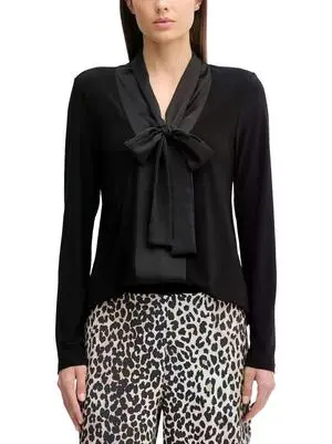 Joseph Ribkoff Bow-detail Blouse - Black