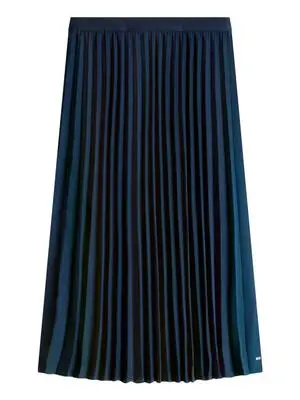 Tommy Hilfiger Pleated Midi Skirt - Blue