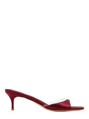 Femme La Capri Open-toe Mules - Red