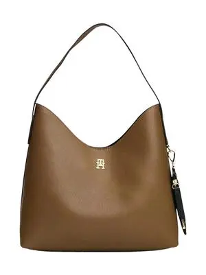 Tommy Hilfiger Logo-plaque Shoulder Bag - Brown