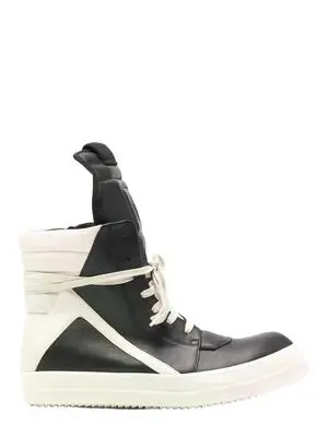 Rick Owens Geobasket High-top Sneakers - Black