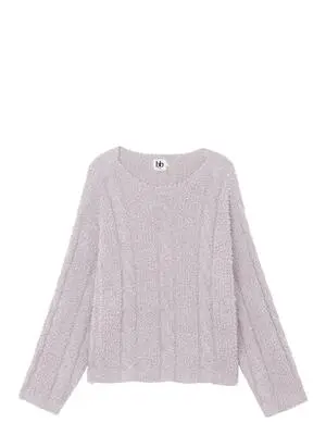 B+AB Long-sleeve Sweater - Purple