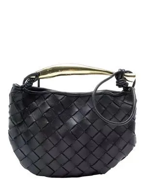 BOTTEGA VENETA Baby Lambskin Intrecciato Sardine Satchel