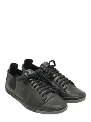 LOUIS VUITTON Leather Trainers - Black