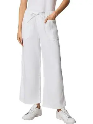 Splendid Denim Drawstring Pants White