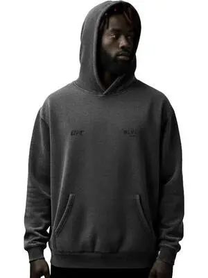 BLVCK X Ufc Acid Wash Hoodie - Gray