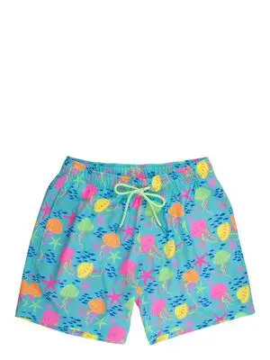RUGGEDBUTTS Stretch Swim Trunks - Neon Jelly Time