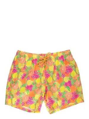 RUGGEDBUTTS Stretch Swim Trunks - Neon Squeeze The Day