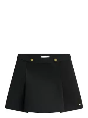Tommy Hilfiger Button-detailed Mini Skirt - Black