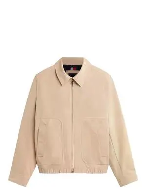 Tommy Hilfiger Pocket Zip-up Jacket - Neutrals