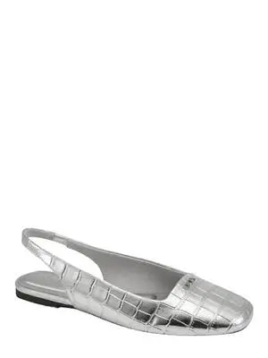 Dkny Darrow Slingback Flat - Silver