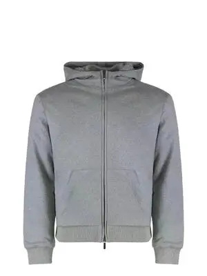 MOORER Zip-up Hoodie - Grey