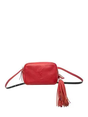 Saint Laurent 2018 Monogram Lou Belt Bag - Red