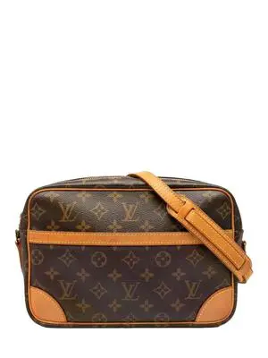 LOUIS VUITTON 2004 Monogram Trocadero 27 Crossbody Bag - Brown