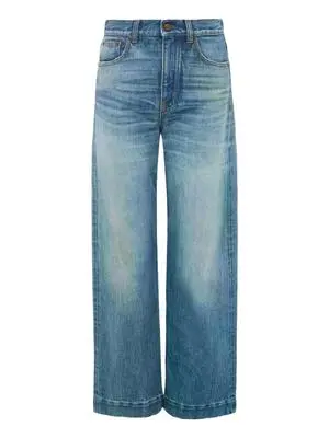 Chloé Cropped Jeans - Blue