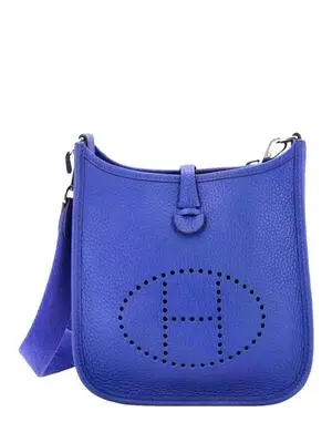 Hermès Hermès Evelyne TPM Crossbody Bag Clemence Gen III Blue