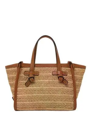 MARCELLA CLUB Woven Tote Bag - Neutrals