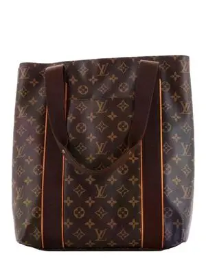 LOUIS VUITTON Cabas Beaubourg Monogram Canvas Tote Bag - Brown