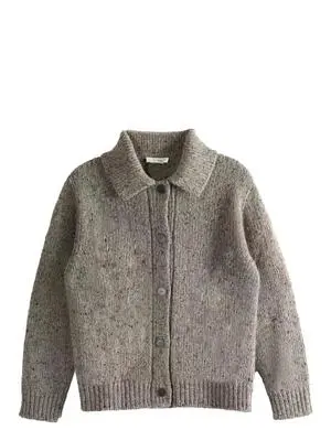 THE ROW Collared Buttoned Cardigan - Grey