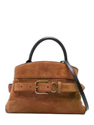 Marc Jacobs Buckle-detail Leather Tote - Brown