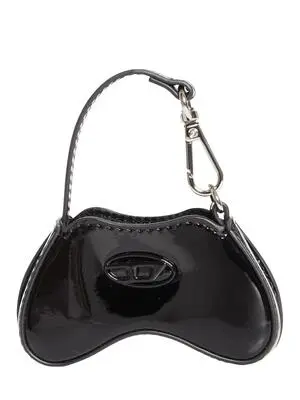 DIESEL® Faux Leather Bag Charm - Black