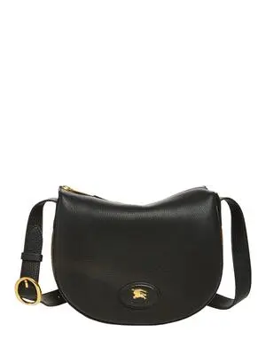 Burberry Tavistock Leather Crossbody Bag - Black