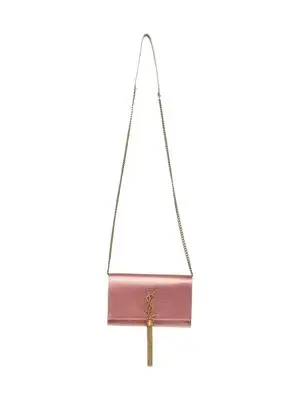 Saint Laurent Kate Tassel Clutch - Pink