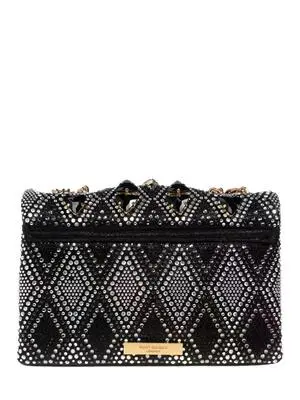 Kurt Geiger Medium Kensington Jewel-embellished Clutch - Black