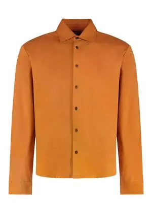 MOORER Buttoned Shirt - Orange