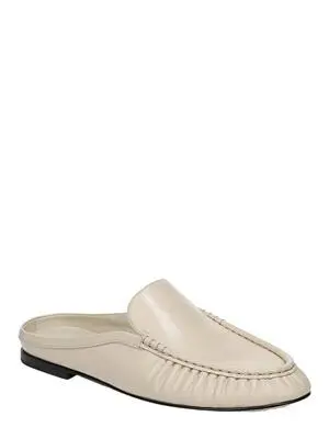 Vince Tevin Leather Mule Loafers - Moonlight