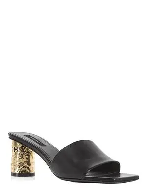 Givenchy Tape Heel Mule Sandals Black