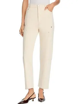 Derek Lam 10 Crosby Stretch Pants - Ecru