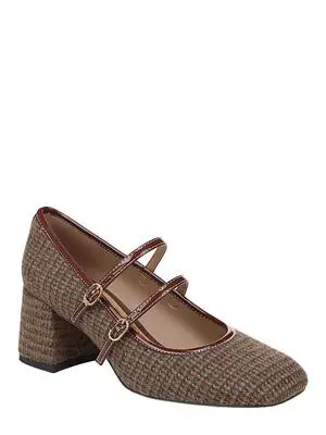 Sam Edelman Sarah 2 Mary Jane Pumps - Brown Multi