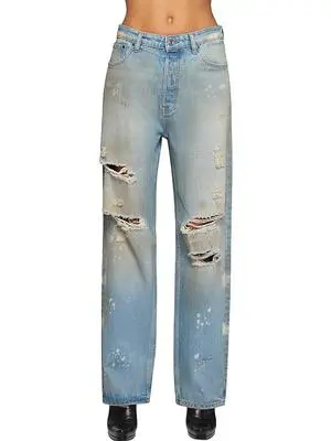 EB DENIM Sophia High-rise Relaxed Straight Jeans - Drift Dest