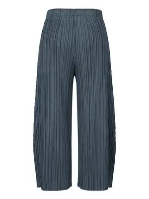 Issey Miyake Plisse Wide Leg Pants - Charcoal