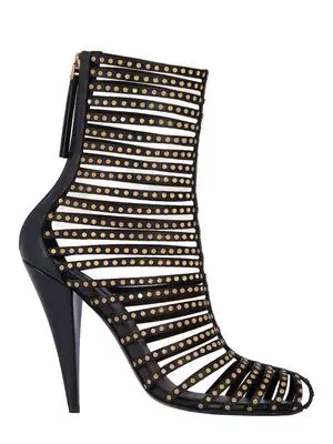 Givenchy Cage Ankle Boots With Studs - Black