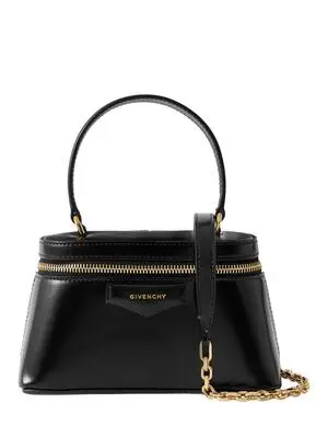 Givenchy Antigona Leather Shoulder Bag - Black