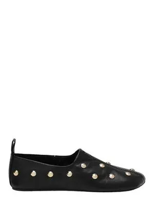 Chloé Rita Studded Ballerinas - Black