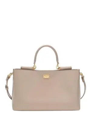 Dolce & Gabbana Vittoria Top-handle Handbag - Beige