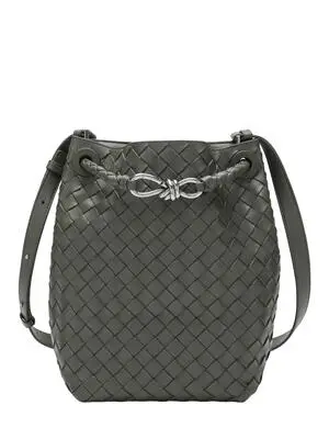 Bottega Veneta Bottega Veneta Small Andiamo Bucket Bag Green