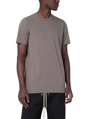 Rick Owens Short-sleeve T-shirt In Mud Colour - Grey