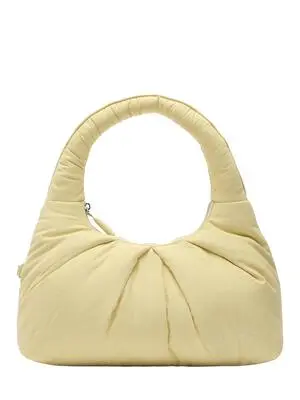 MY MUM MADE IT Pleat Puffer Tote Bag - Butternut